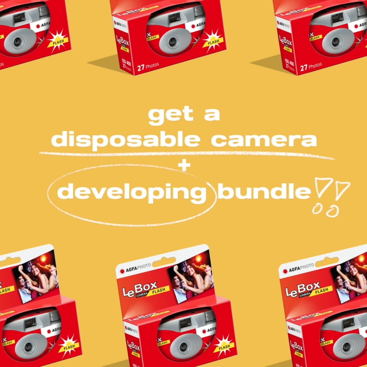 Agfa Disposable Camera + Developing Bundle – Gulf Photo Plus